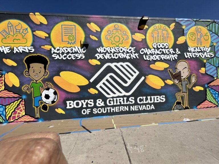 New Graffiti Mural at Downtown Las Vegas Boys & Girls Club - Club Youth ...