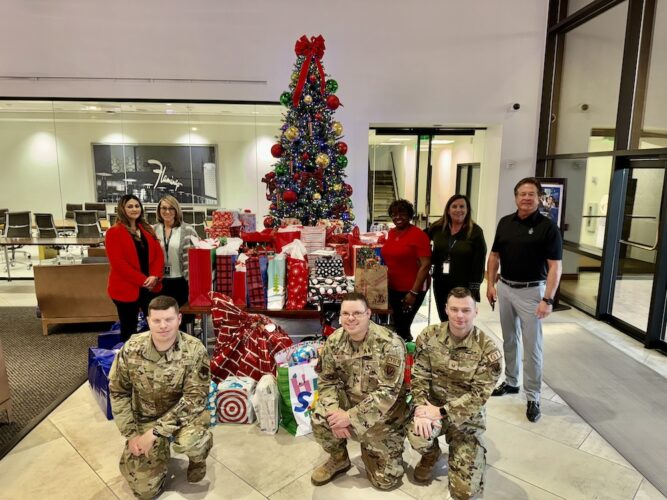 Bank of Nevada Employees Delivering Holiday Cheer to Nellis and Creech ...