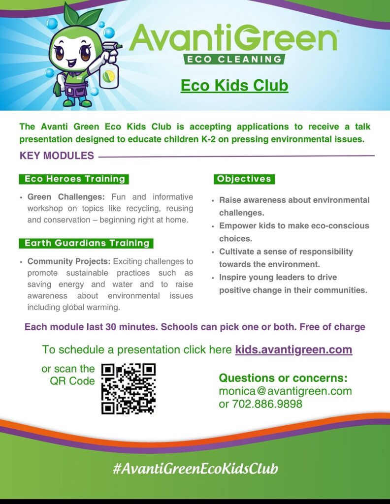 Avanti Green Eco Cleaning Partners with the Clark County School ...