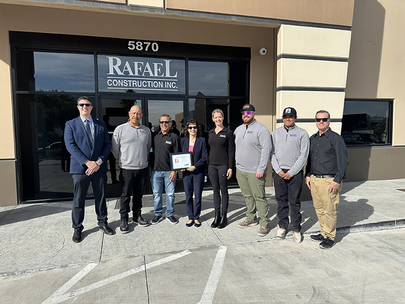 Rafael Construction Earns Top Worksite Safety Award From the Nevada ...